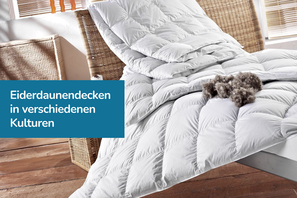 Stilvolle Eiderdaunen Bettdecke Dãnisches Bettenlager Ebenbild